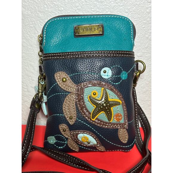 Chala | Bags | Chala 2tone Turtles Cell Phone Small Crossbody | Poshmark
